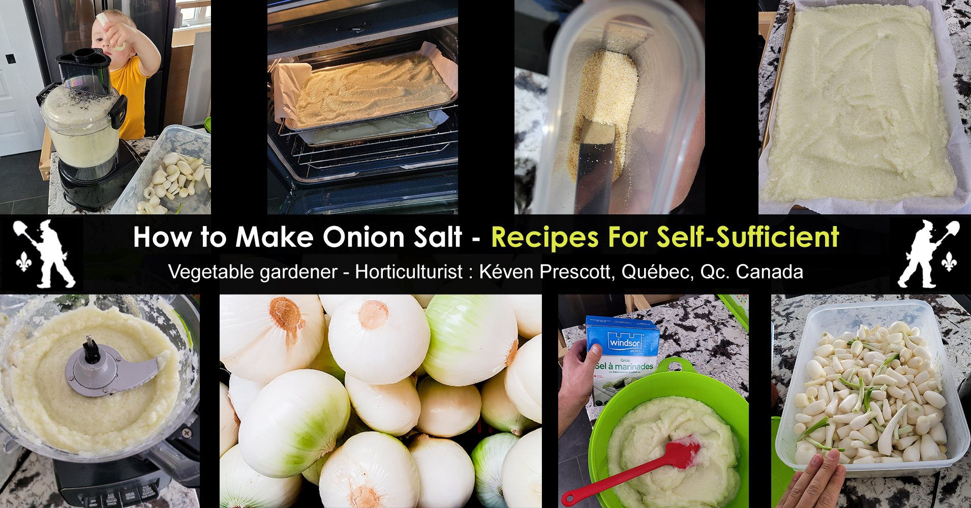How to Make Onion Salt - Recipes for Self-Sufficient