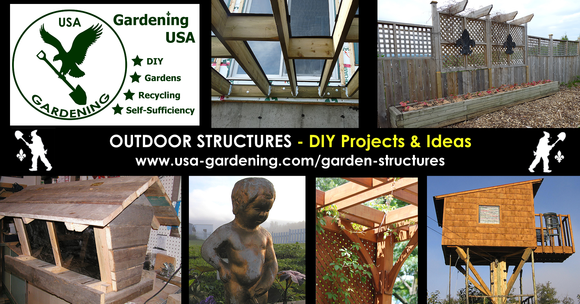 Garden Structures Projects & DIY Ideas - DIY Outdoor Structures