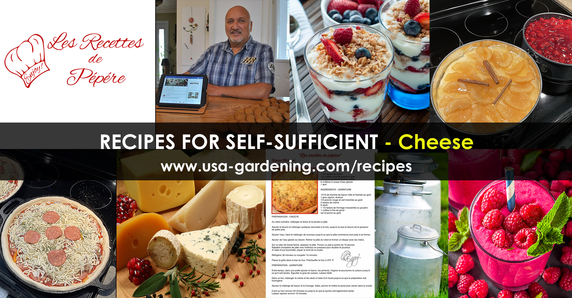 Recipes for Self-Sufficient Living | Cheese - Ingredients and ...