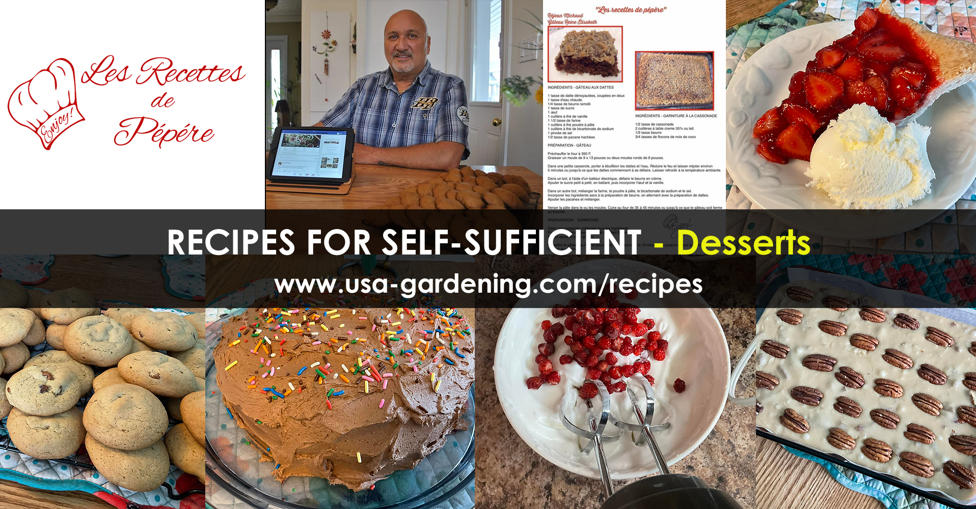 Recipes for Self-Sufficient Living | Desserts - Ingredients and ...