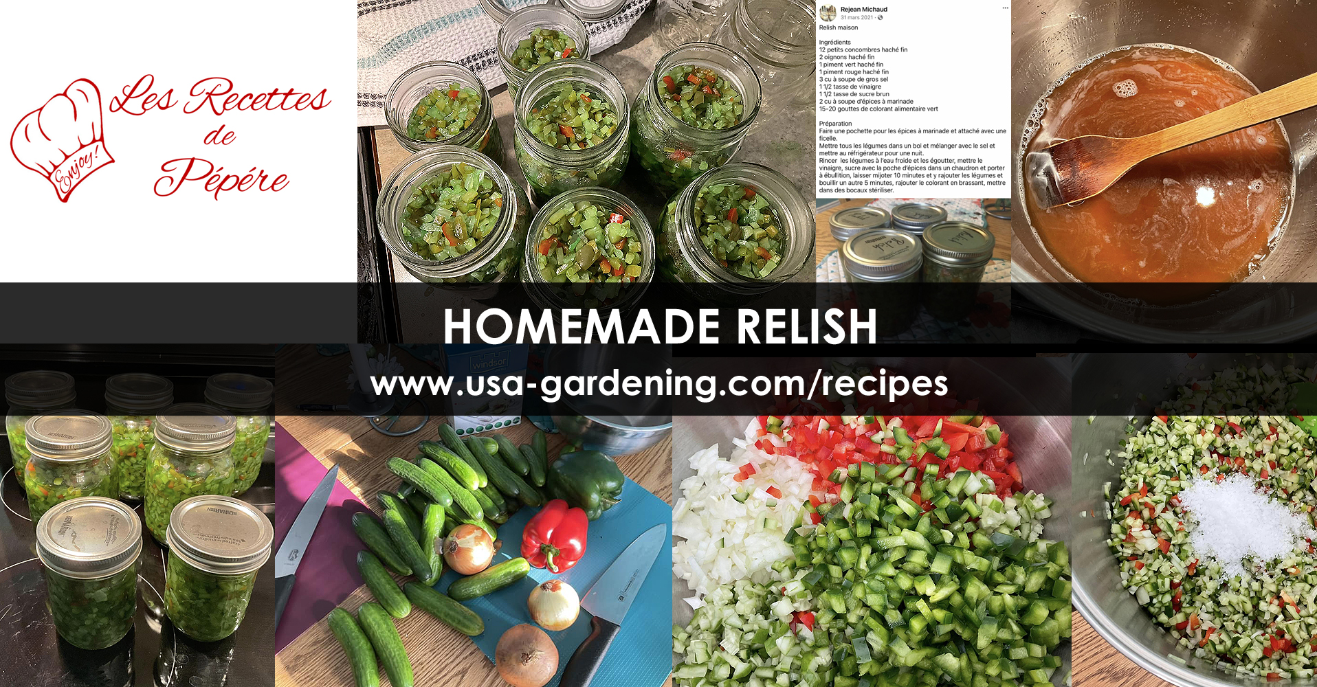 Homemade Relish - Recipes for Self-Sufficient Living