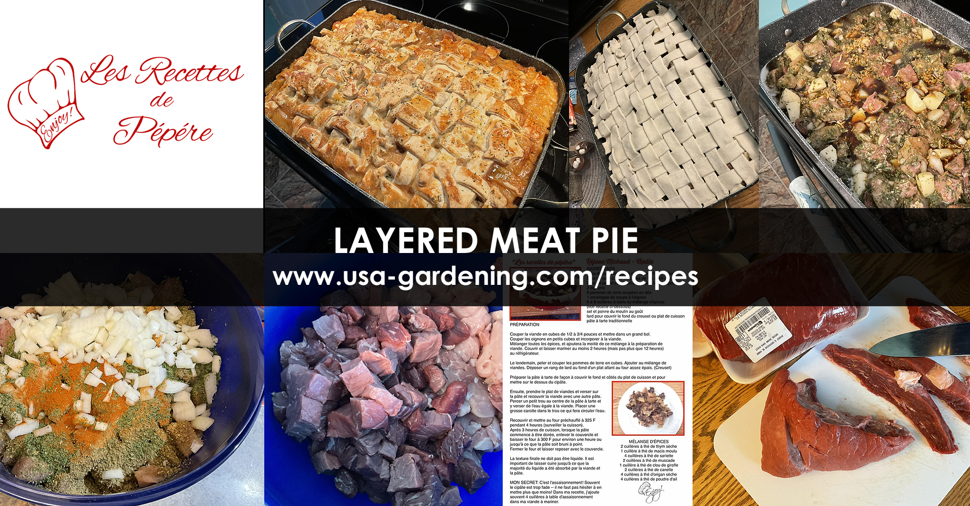 Layered Meat Pie - Recipes for Self-Sufficient Living